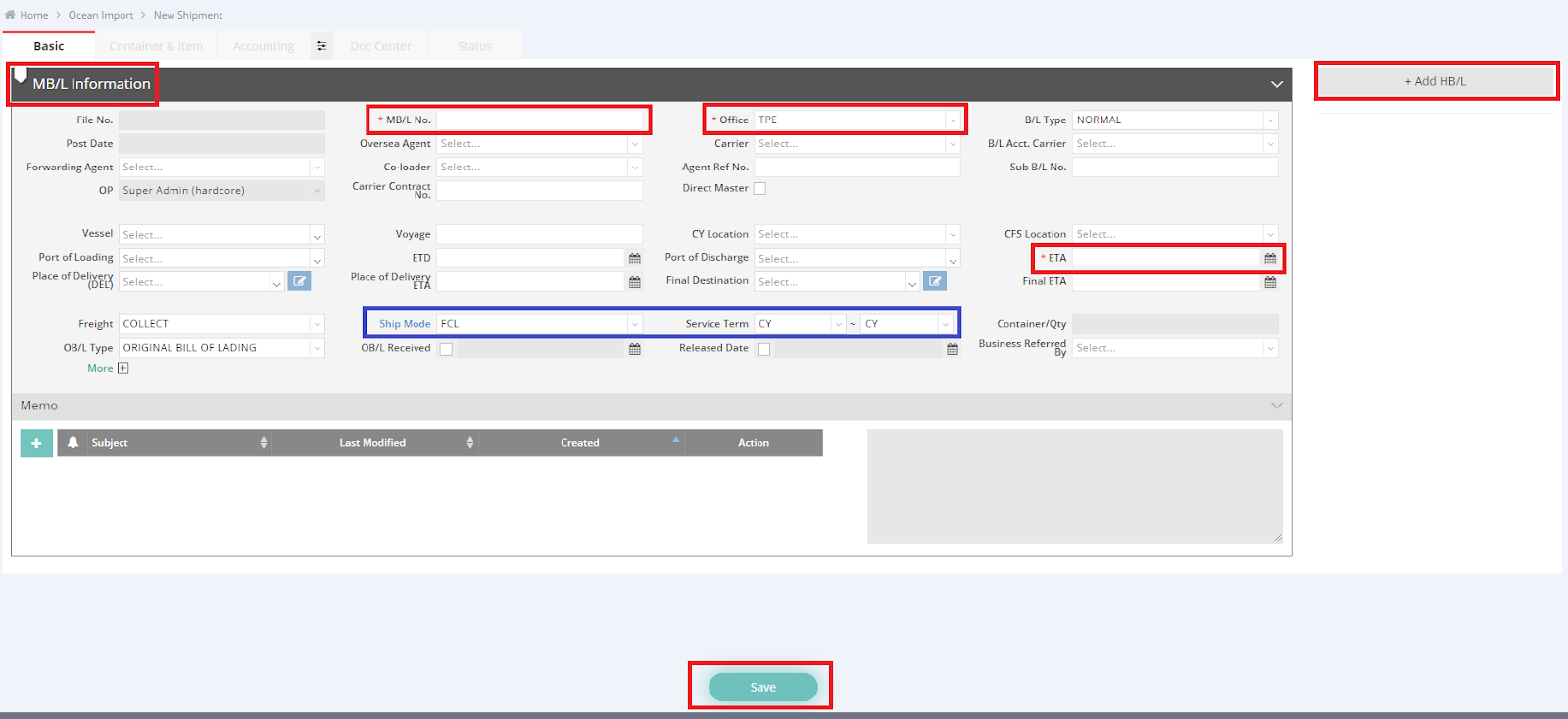 How to Add a New Shipment in Ocean Import or Ocean Export? – GoFreight ...