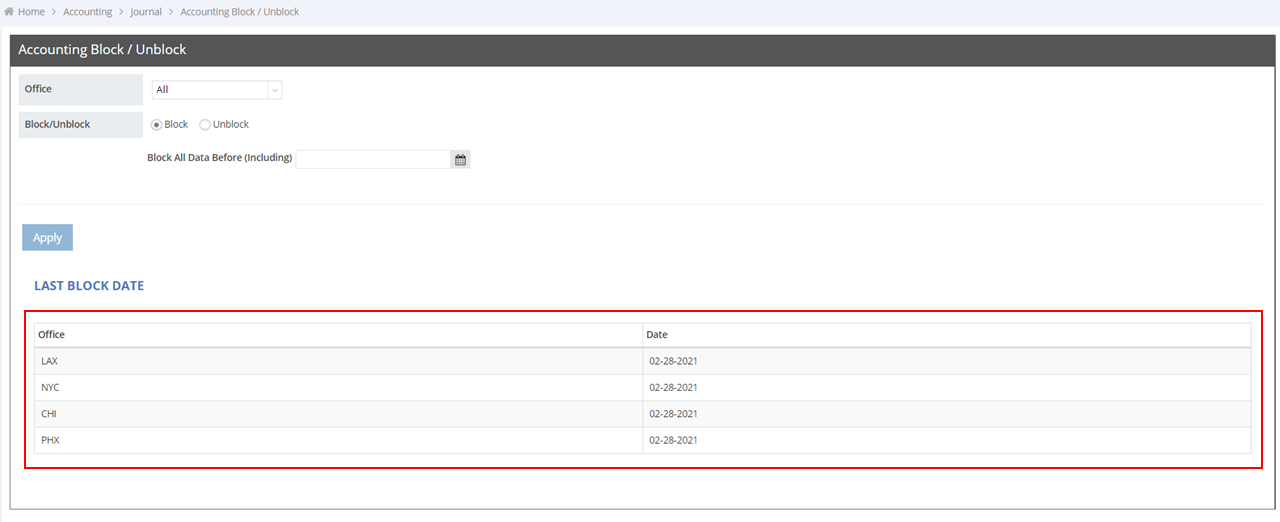 How to Block or Unblock Accounting in Batch by Date? – GoFreight ...