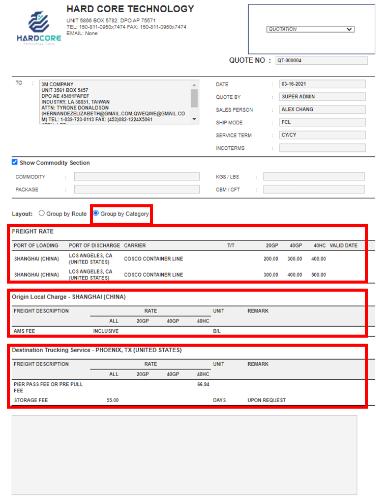 How to Generate and Print Quotation Documents? – GoFreight Knowledge Center