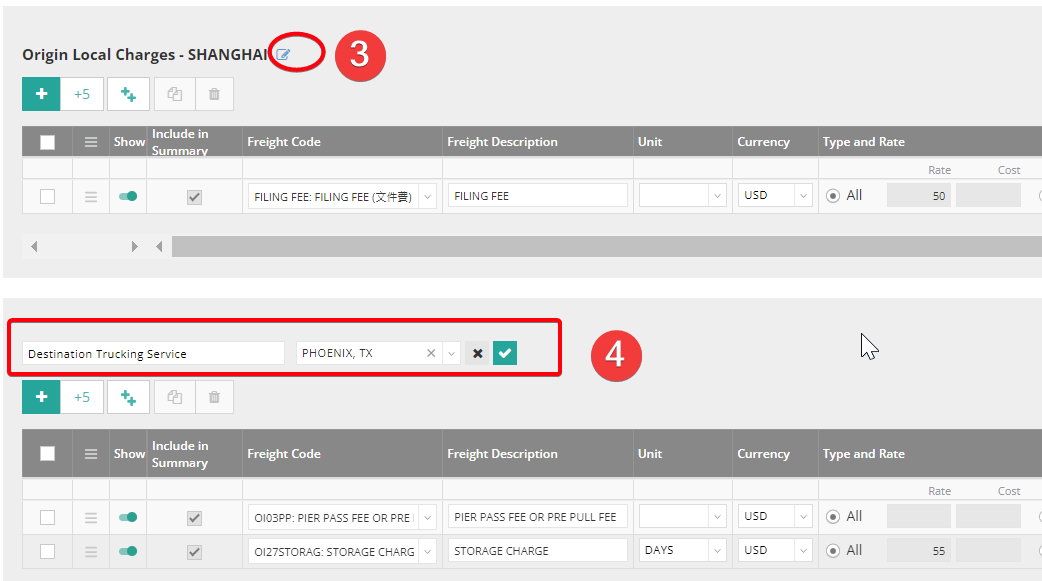 How to Add Destination Charges into Quotations? – GoFreight Knowledge ...