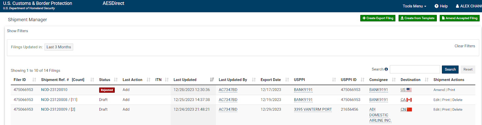 How to Use AESDirect in the GoFreight System? – GoFreight Knowledge Center