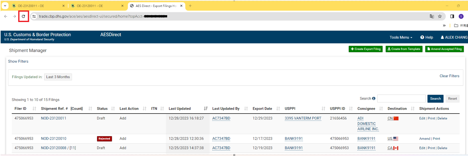 How to Use AESDirect in the GoFreight System? – GoFreight Knowledge Center