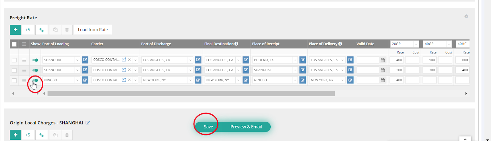 How to Reorder or Hide Quotation Items? – GoFreight Knowledge Center