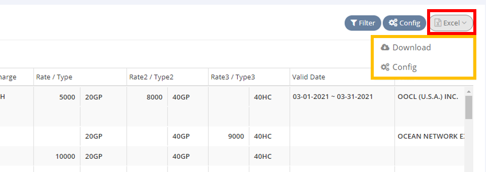How to Output the Quotation List as Excel? – GoFreight Knowledge Center