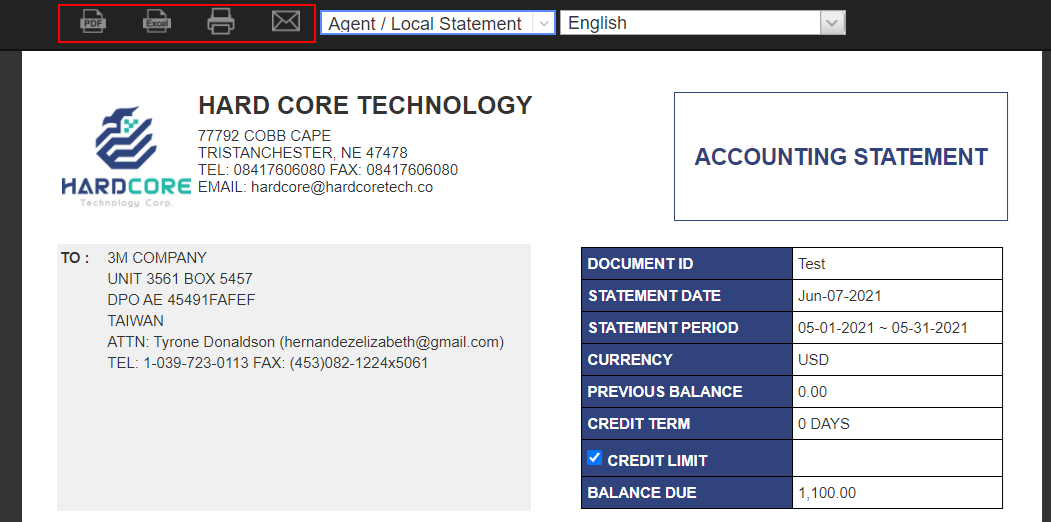 How to Generate the Agent/Local Statement? – GoFreight Knowledge Center
