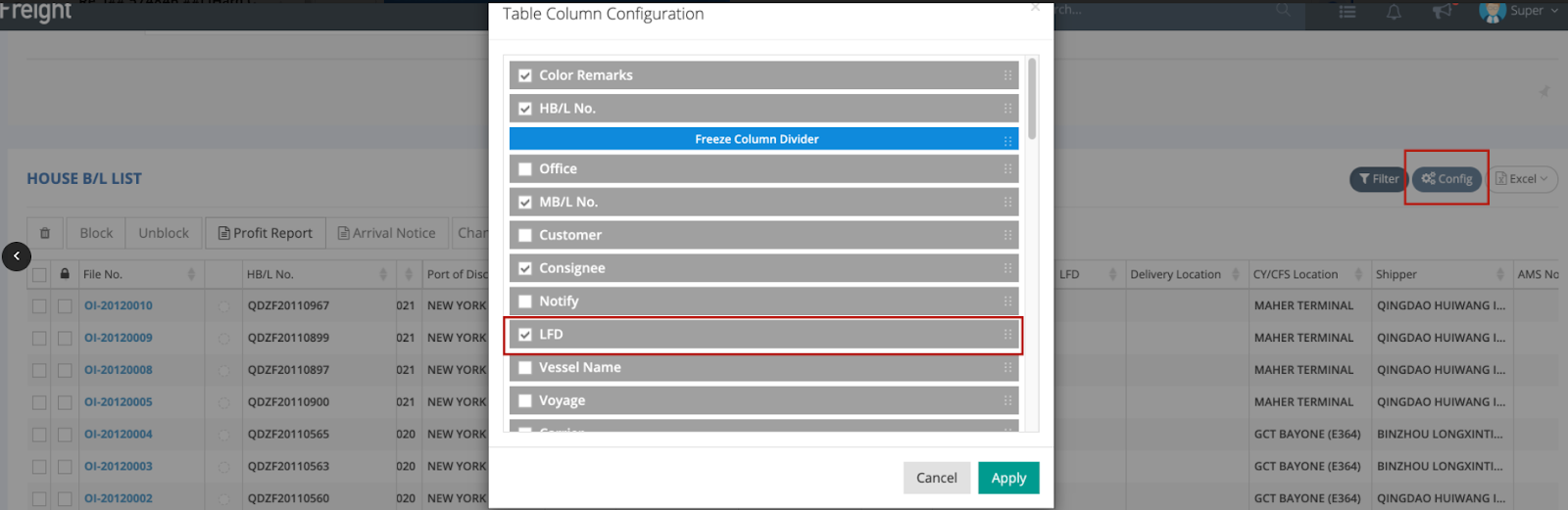 Where to Input the LFD Date for Ocean Shipments? – GoFreight Knowledge ...