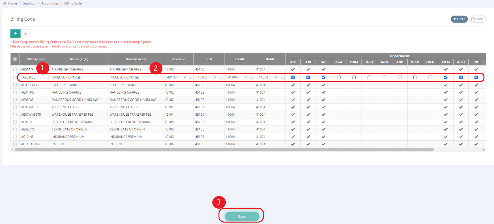 How to Create a Billing Code? – GoFreight Knowledge Center