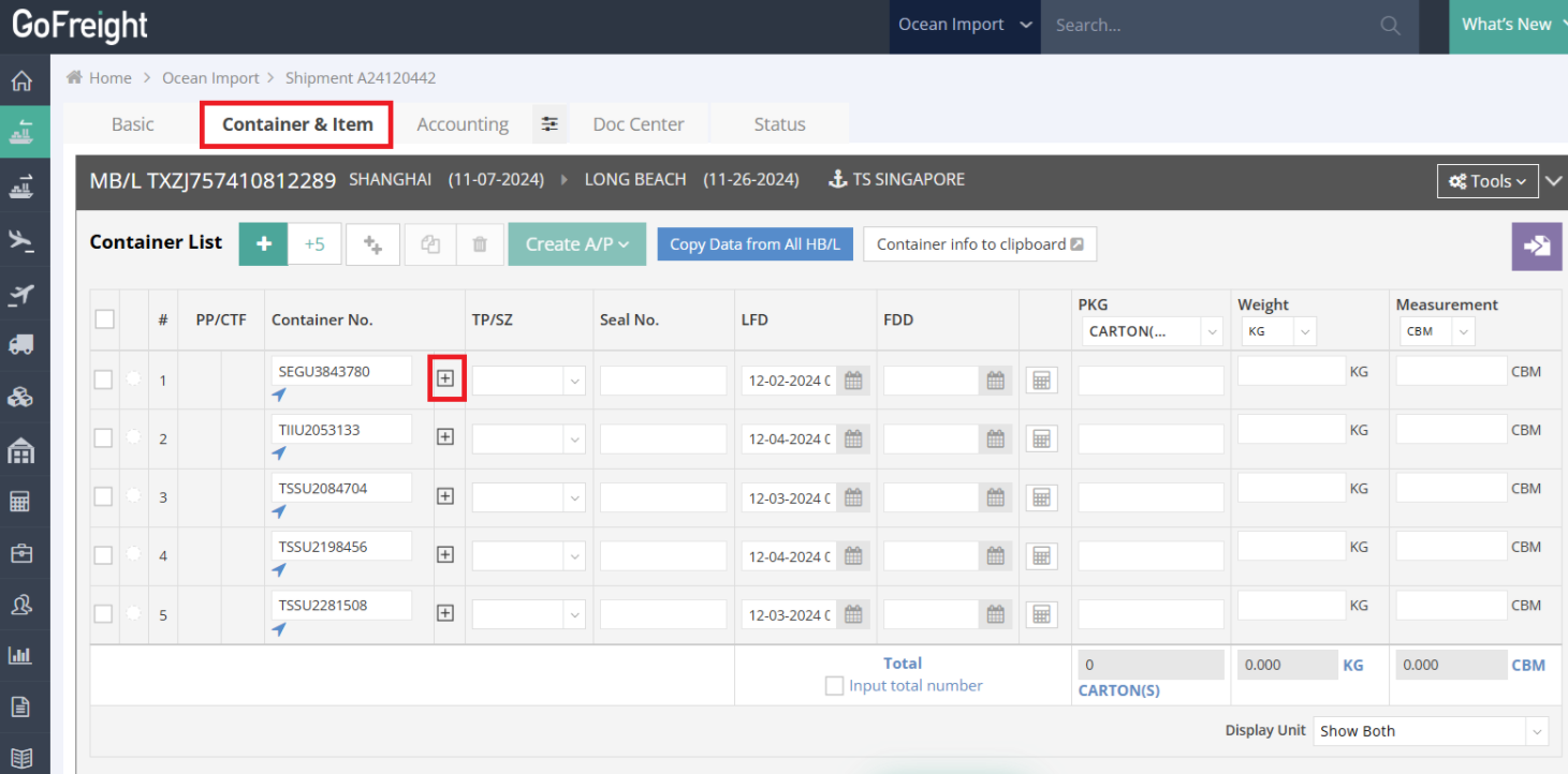 Customer Portal Display Settings – GoFreight Knowledge Center