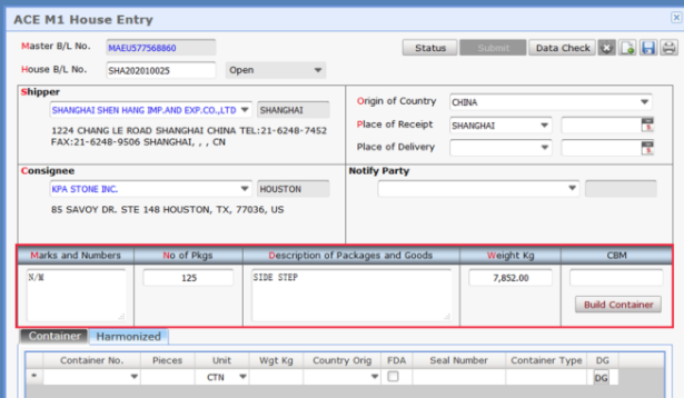 How to Submit AMS Filing via eFreight – GoFreight Knowledge Center