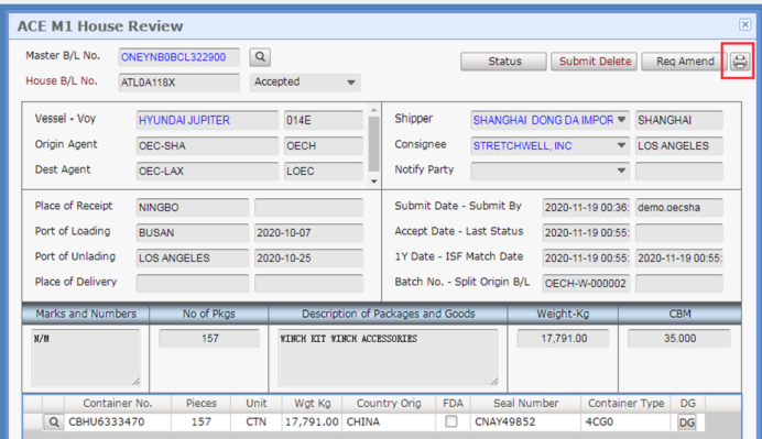 How to Submit AMS Filing via eFreight – GoFreight Knowledge Center