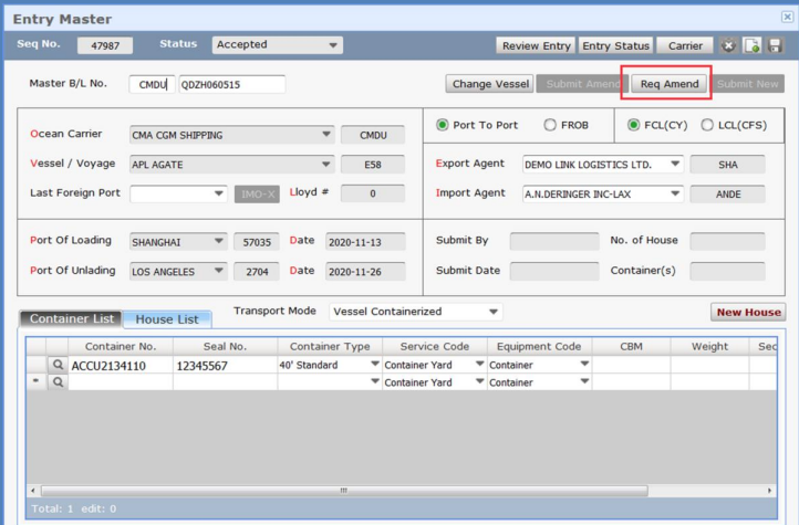How to Submit AMS Filing via eFreight – GoFreight Knowledge Center