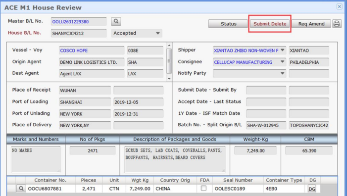 How to Submit AMS Filing via eFreight – GoFreight Knowledge Center