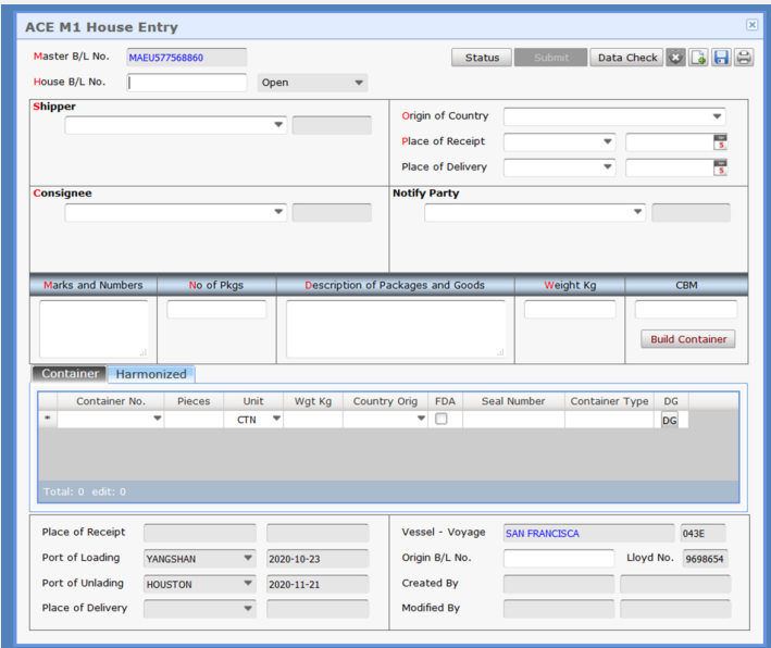 How to Submit AMS Filing via eFreight – GoFreight Knowledge Center