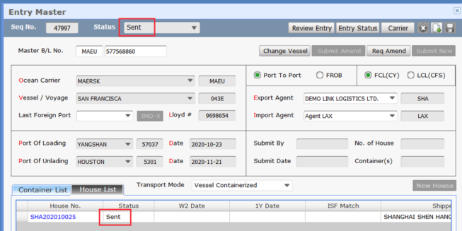 How to Submit AMS Filing via eFreight – GoFreight Knowledge Center
