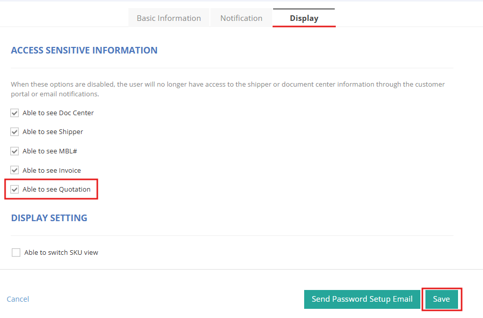 Quotation List – GoFreight Knowledge Center