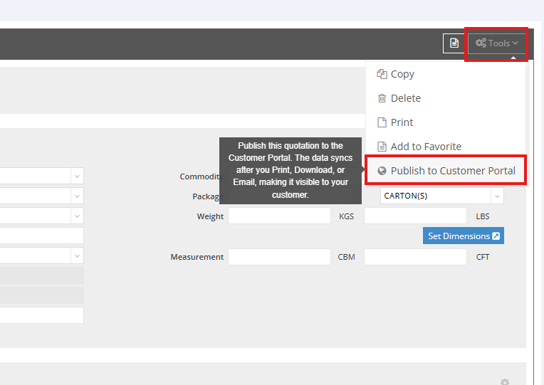 Quotation List – GoFreight Knowledge Center