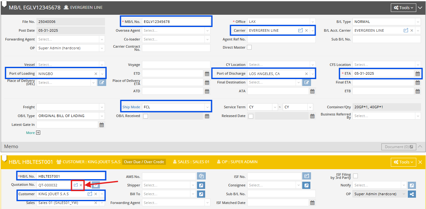 How to Create a New Shipment from an Existing Quotation? – GoFreight ...
