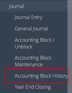 How to Verify Accounting Block History ? – GoFreight Knowledge Center