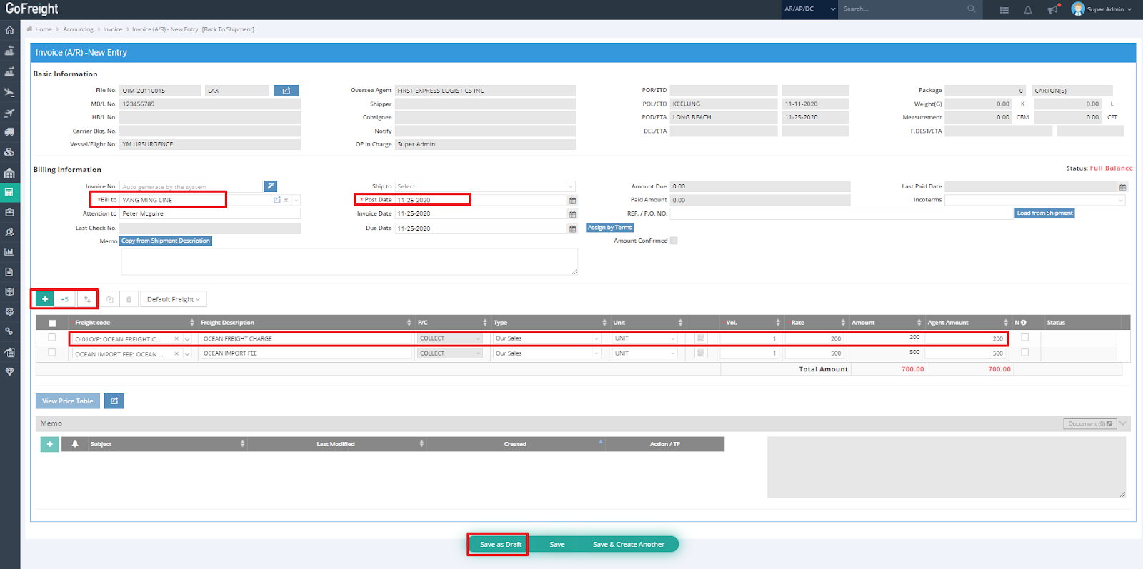 How to Create Accounts Receivable (AR) Invoices in Invoice Mode ...