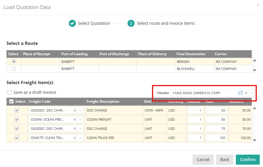 How to Create an AP Invoice from an Existing Quotation ? – GoFreight ...