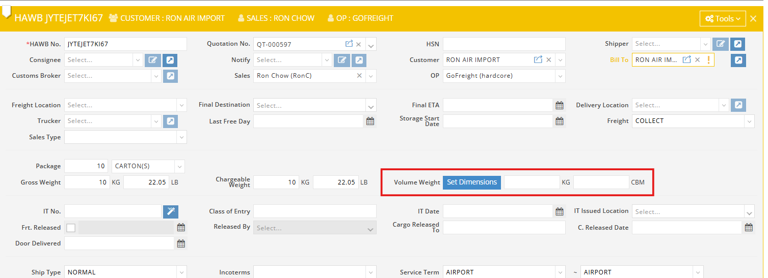 How Does GoFreight Calculate Volume Weight in an Air Shipment ...