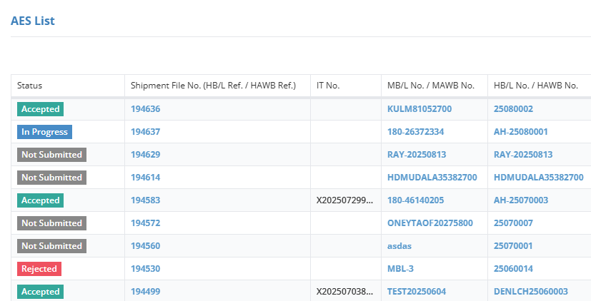 How to File AES in GoFreight – GoFreight Knowledge Center