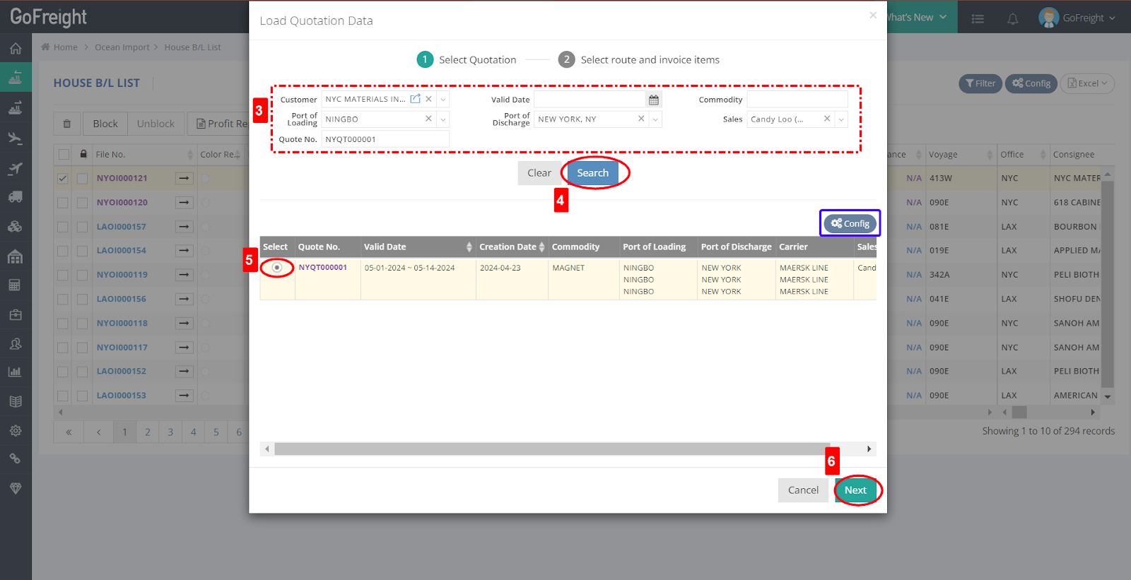 How to create an AR Invoice from an Existing Quotation? – GoFreight ...